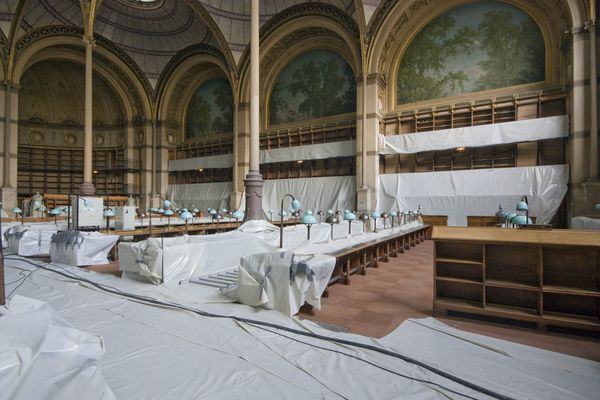 Bibliotecas (1). BNF Richelieu- Salle Labrouste – metrhispanico